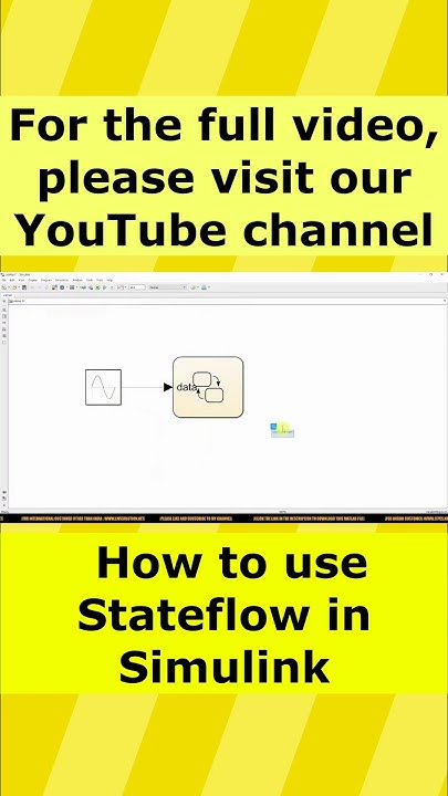 how to use Stateflow in Simulink | Stateflow - YouTube