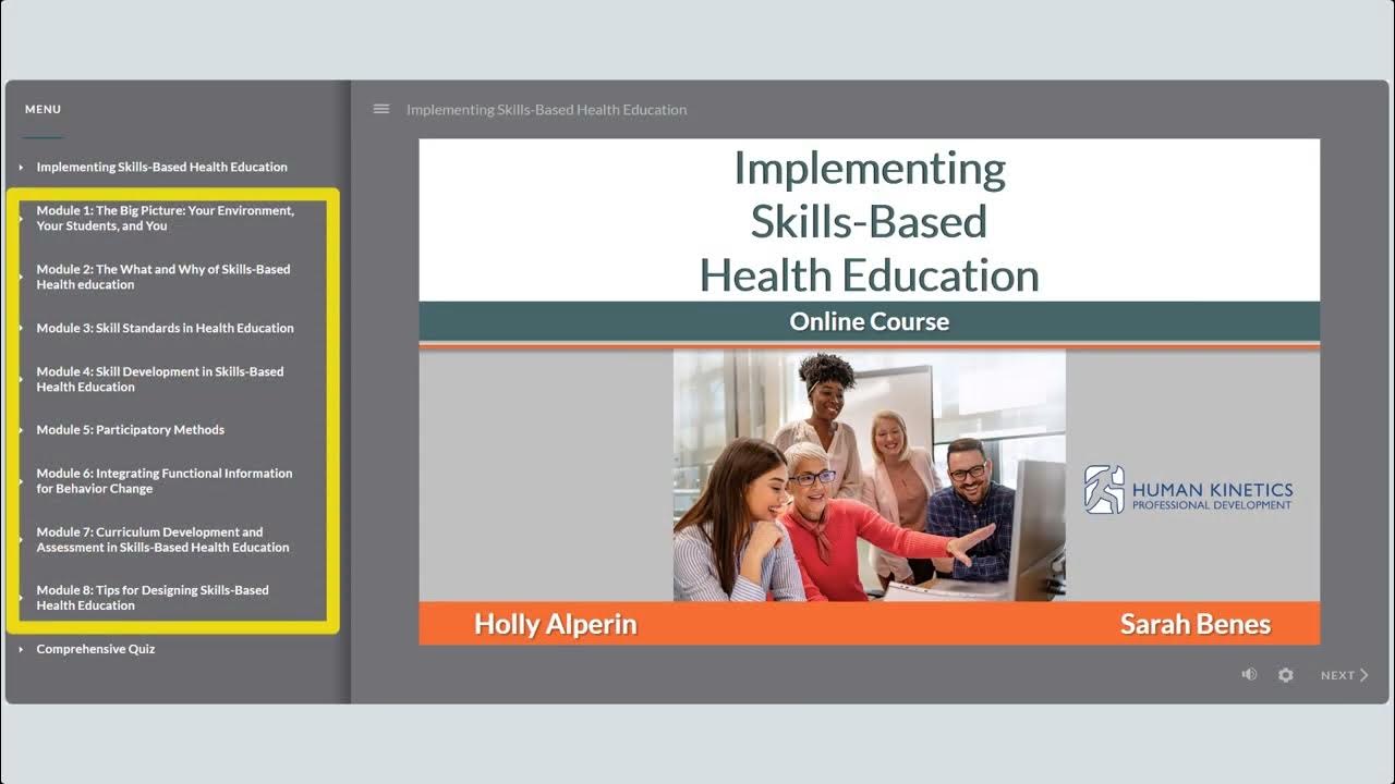 Implementing Skills-Based Health Education Online Course - YouTube