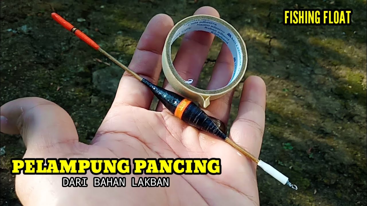UNIK ! Pelampung Pancing Dari Lakban || Cara membuat pelampung pancing ...