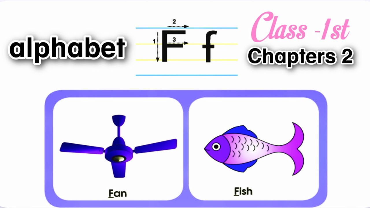 Alphabet Ff | Class 1st English | Let's Learn | Let's Practice In ...