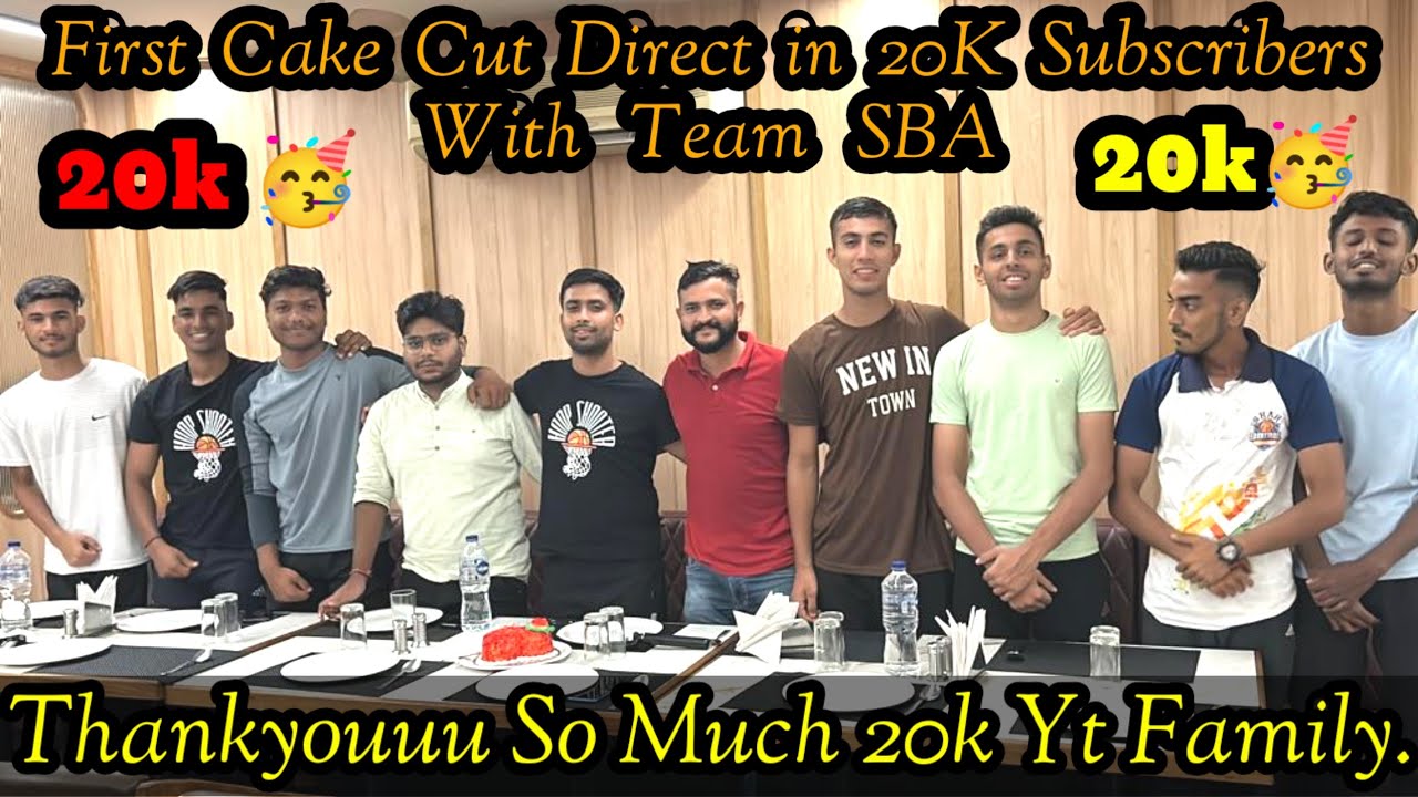 YouTube की Party || My First cake Cut in 20k Subscribers On Youtube ...