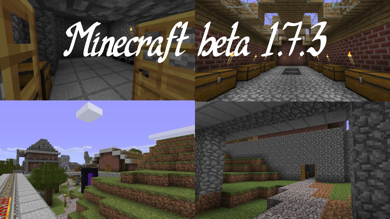 Minecraft beta - Budowa magazynu i szybka oprowadza - YouTube