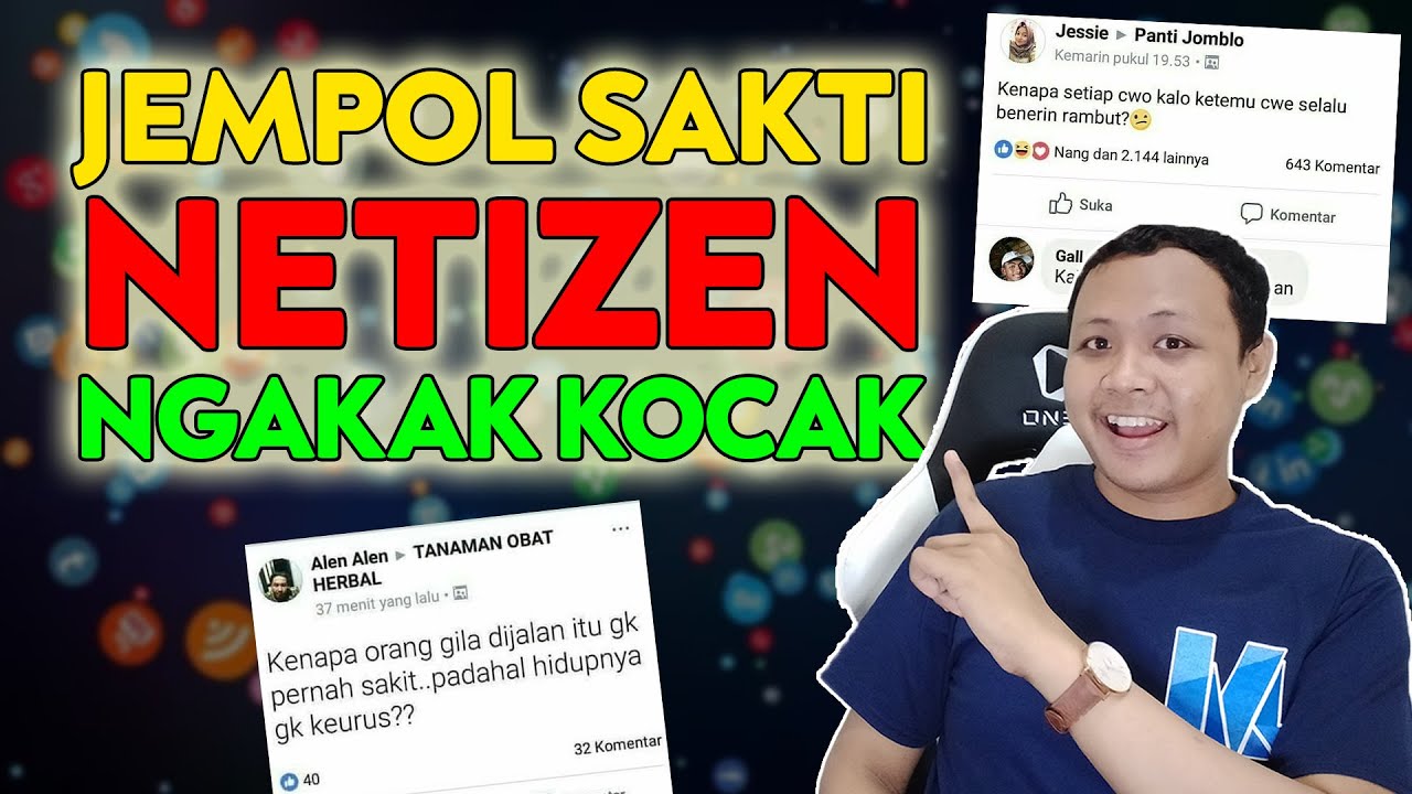 NGAKAK ABIS Bacain Postingan Unik NETIZEN yang ada di Media Sosial - YouTube