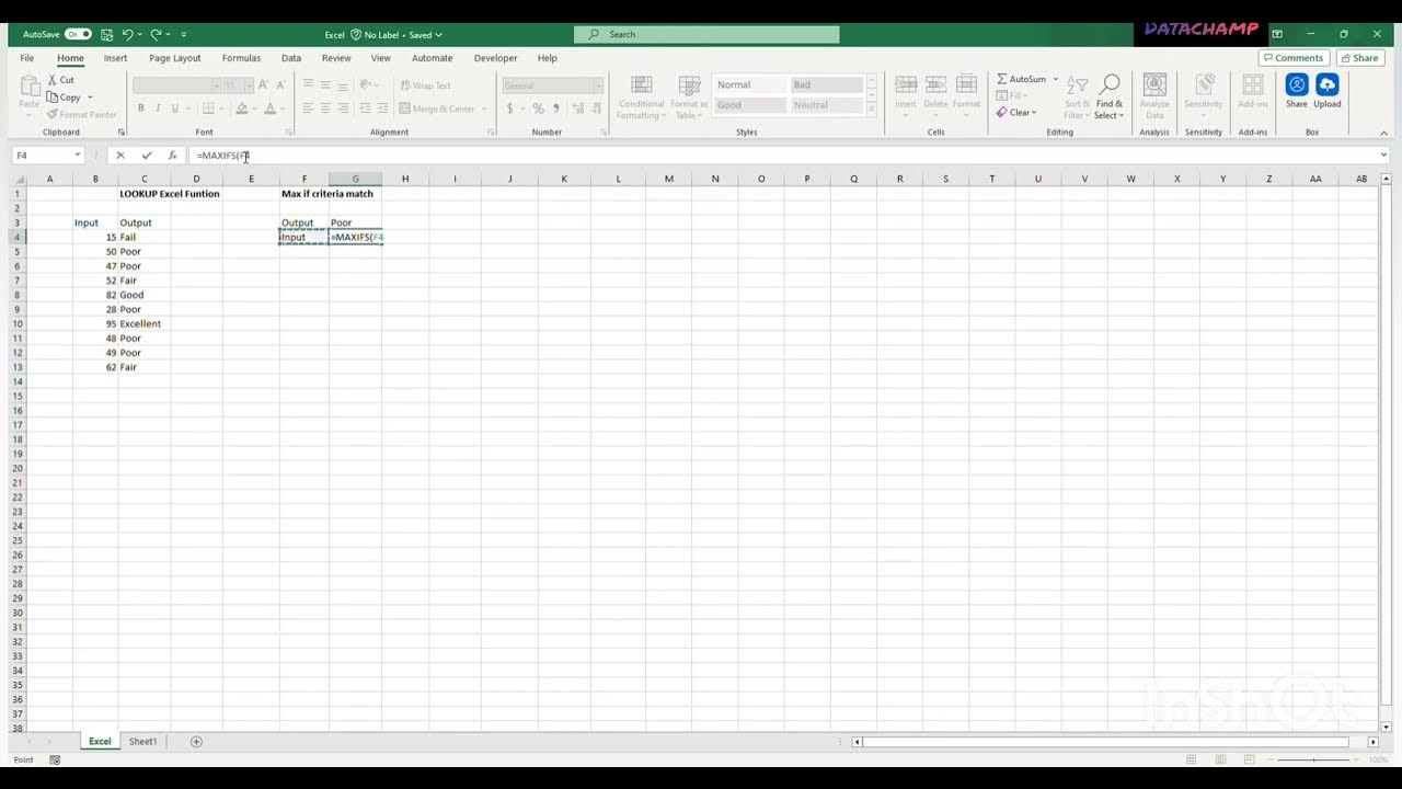 How to use MAXIFS function in Excel - YouTube