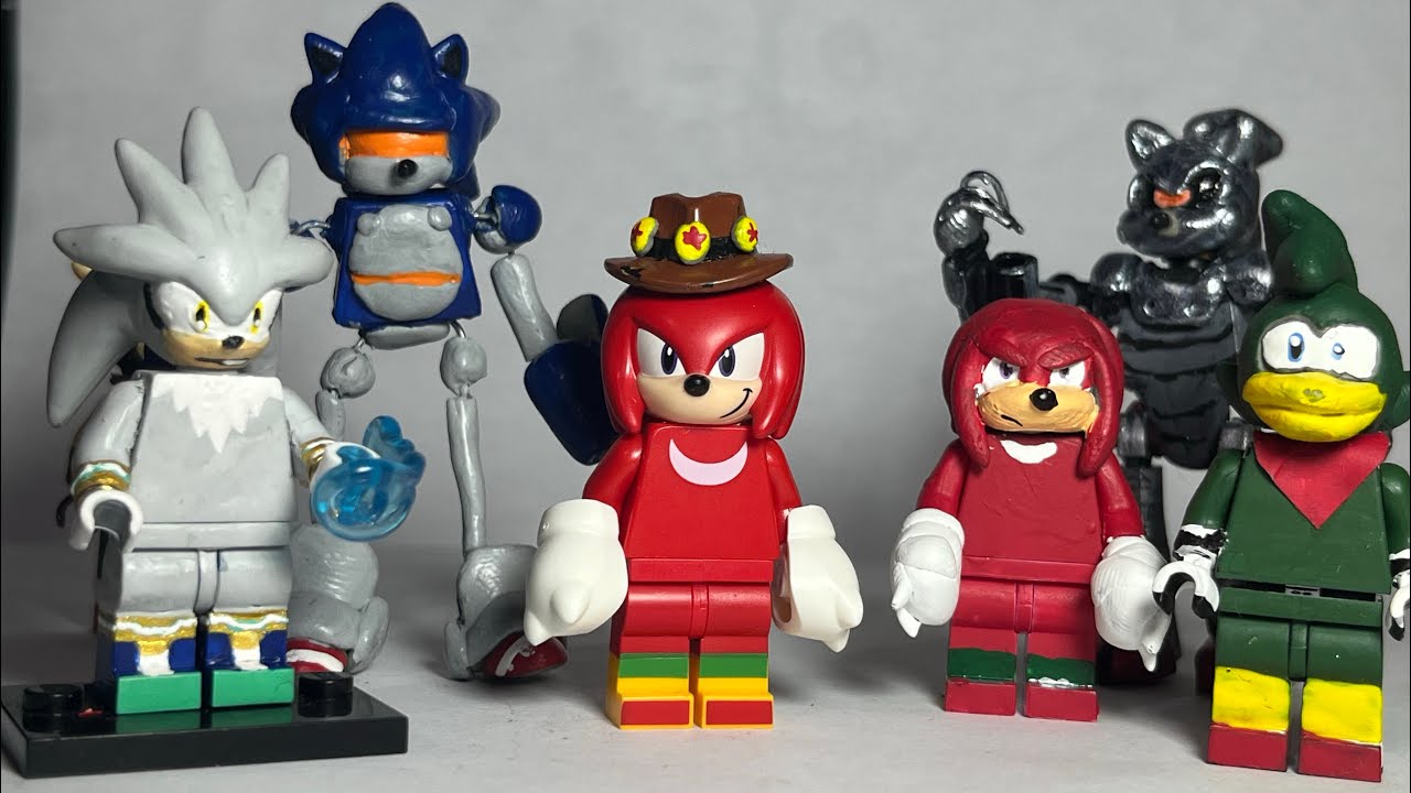 Lego sonic the hedgehog custom minifigure showcase part 2 - YouTube