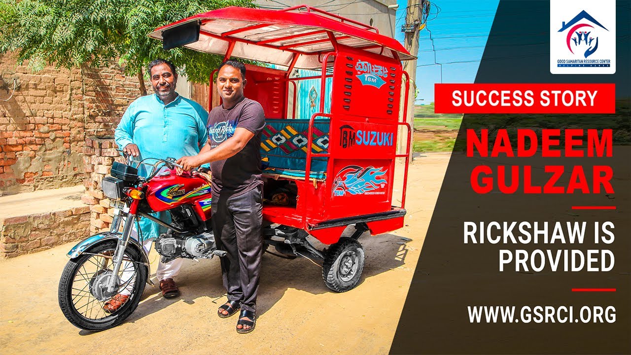 Success Story of Nadeem Gulzar | Rickshaw Provided As Own Business ...
