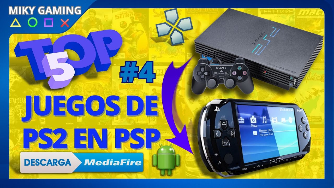 JUEGOS DE PS2 EN PSP - TOP 5 - PORTS #4 - PPSSPP GAMES ANDROID #ps2 # ...