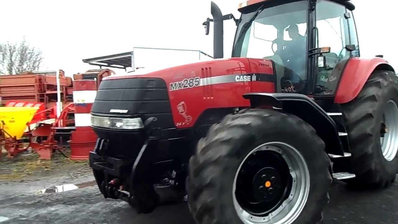 Case-IH MX 285 - YouTube