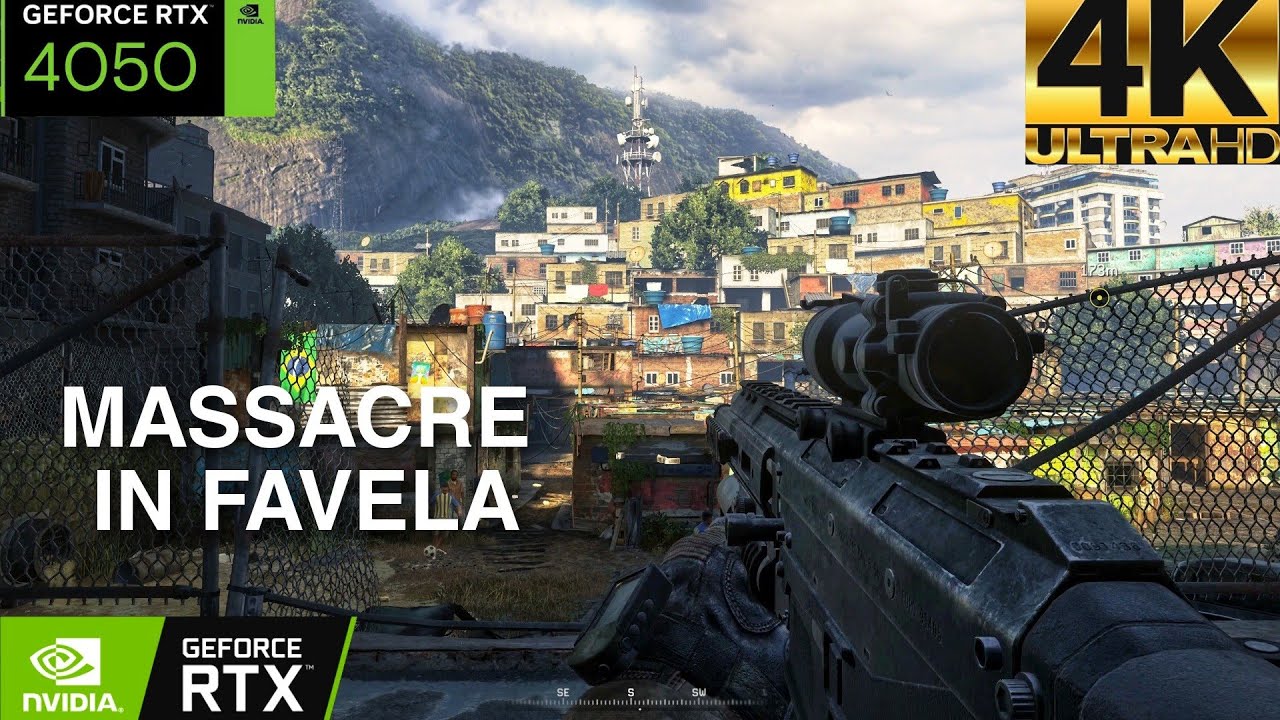 Takedown: Mission Favela Call of Duty 2 Modern Warfare Remastered 4K ...