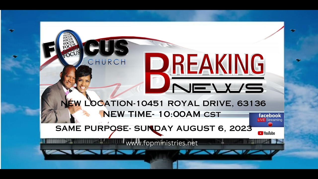 NEW LOCATION! NEW TIME! SAME PURPOSE! - YouTube