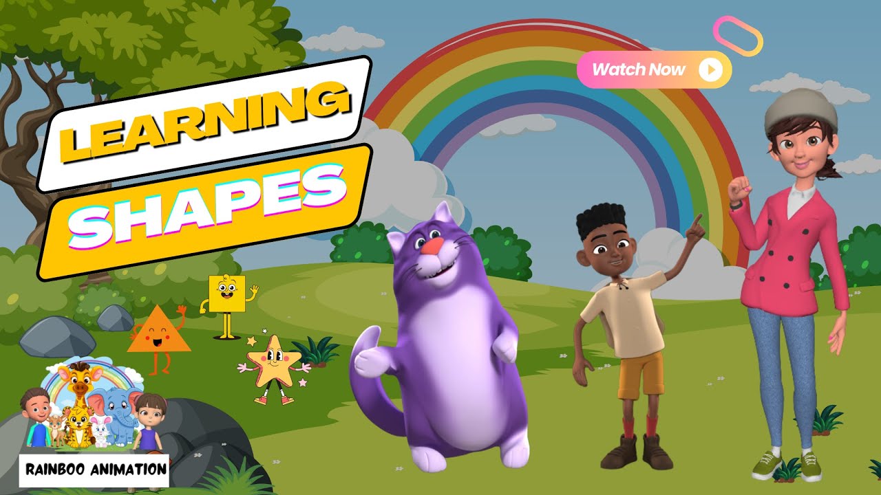 Learning Shapes - Shapes Song - Toddlers, Kindergarten kids learning ...