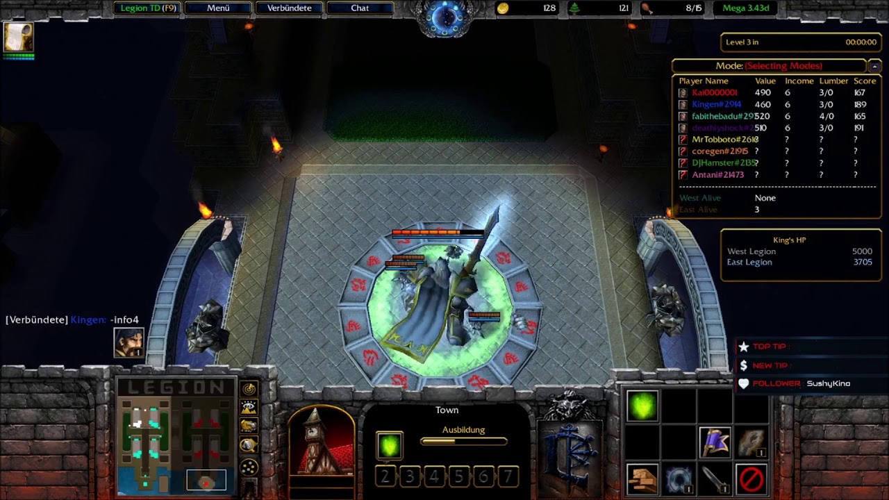 Warcraft 3 the frozen Throne custom map: Legion TD mega! #0111 - YouTube