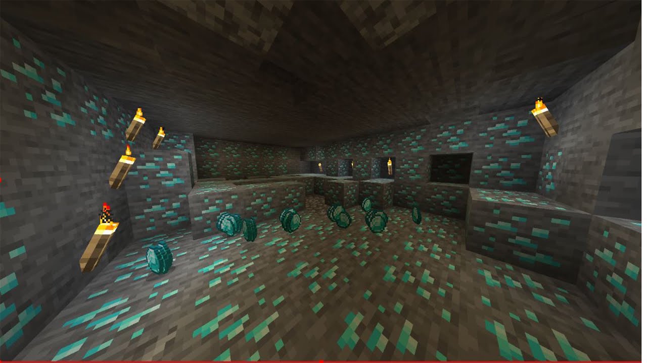 DIAMOND PIT FOUND * MINECRAFT SURVIVAL * - YouTube