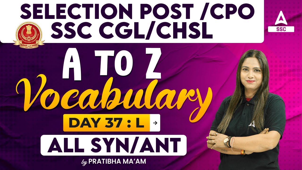 Vocabulary For SSC CGL CHSL Synonyms And Antonyms For SSC CGL CHSL vocabulary-for-ssc-cgl-chsl-synonyms-and-antonyms-for-ssc-cgl-chsl