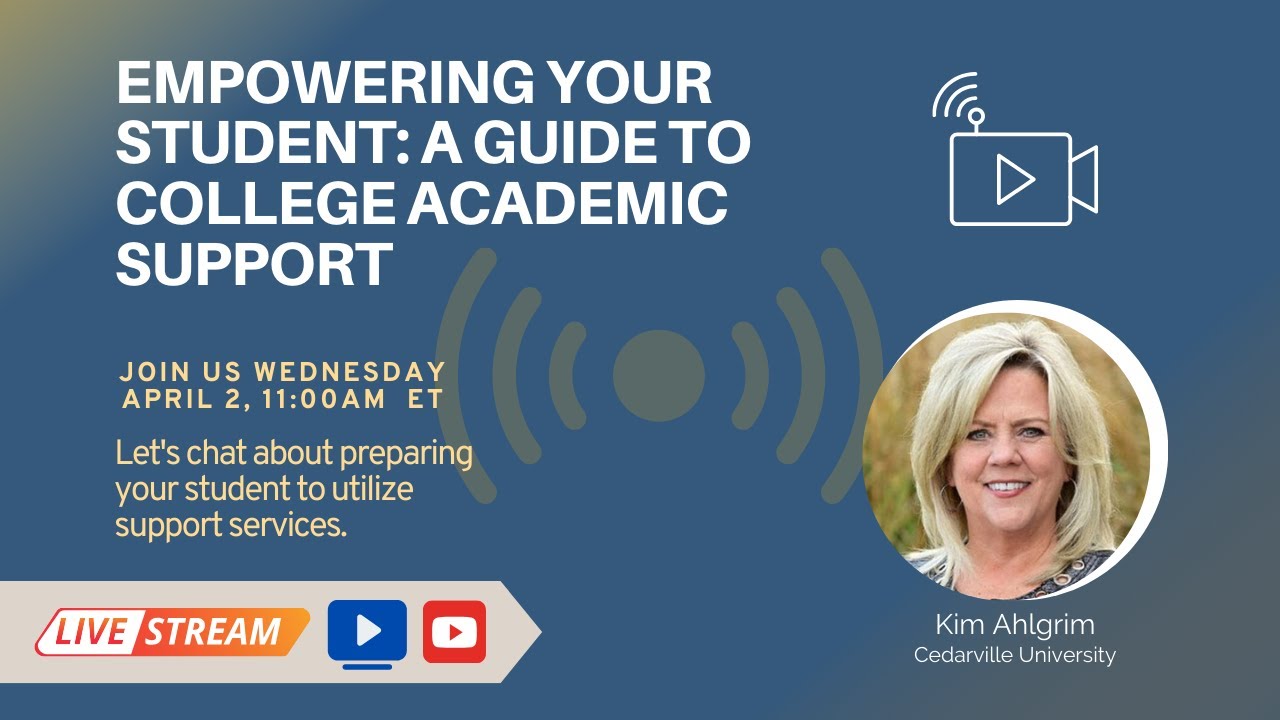 Empowering Your Student: A Guide to College Academic Support - YouTube