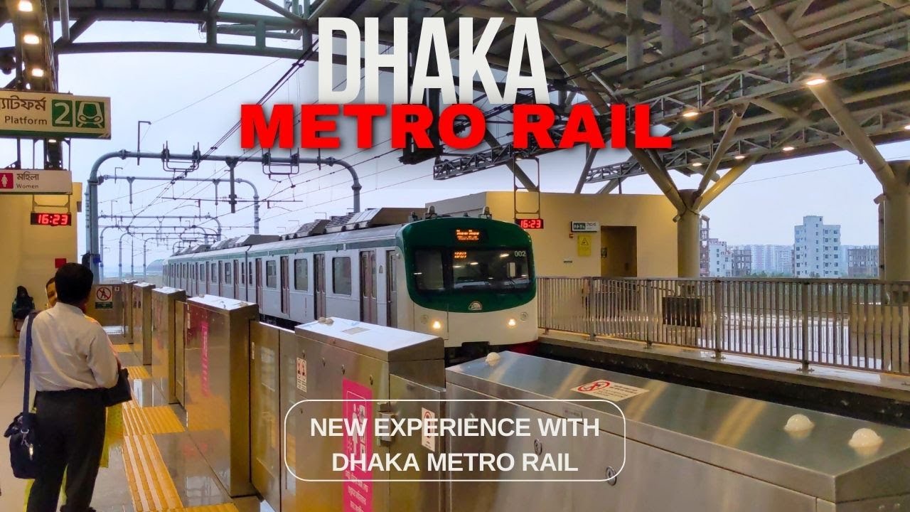Dhaka Metro Rail 2023 | Metro Rail Bangladesh | মেট্রোরেল | MRT 6 Dhaka ...