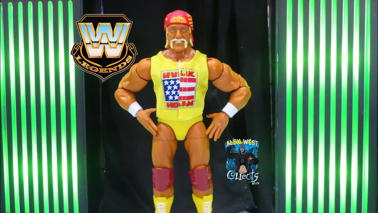 WWE Mattel Legends Series 24 Wrestlemania 8 Hulk Hogan Figure Review ...