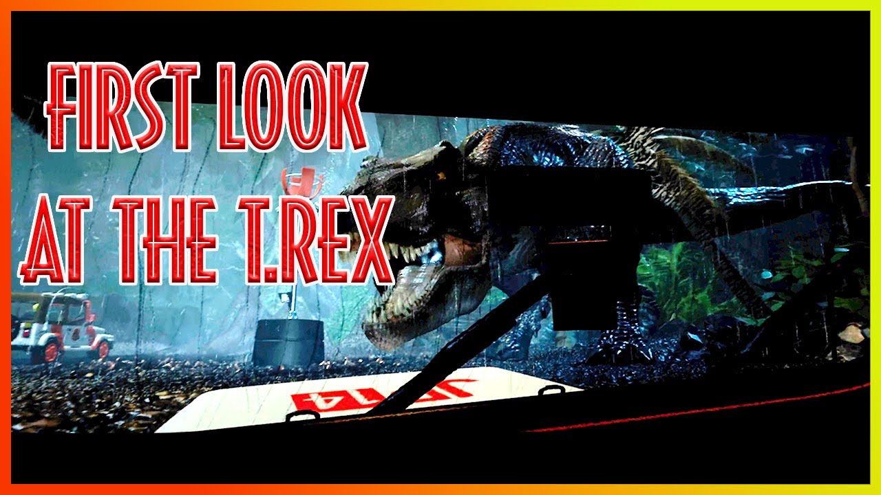FIRST T.REX ENCOUNTER - JURASSIC PARK OPERATIONS - YouTube