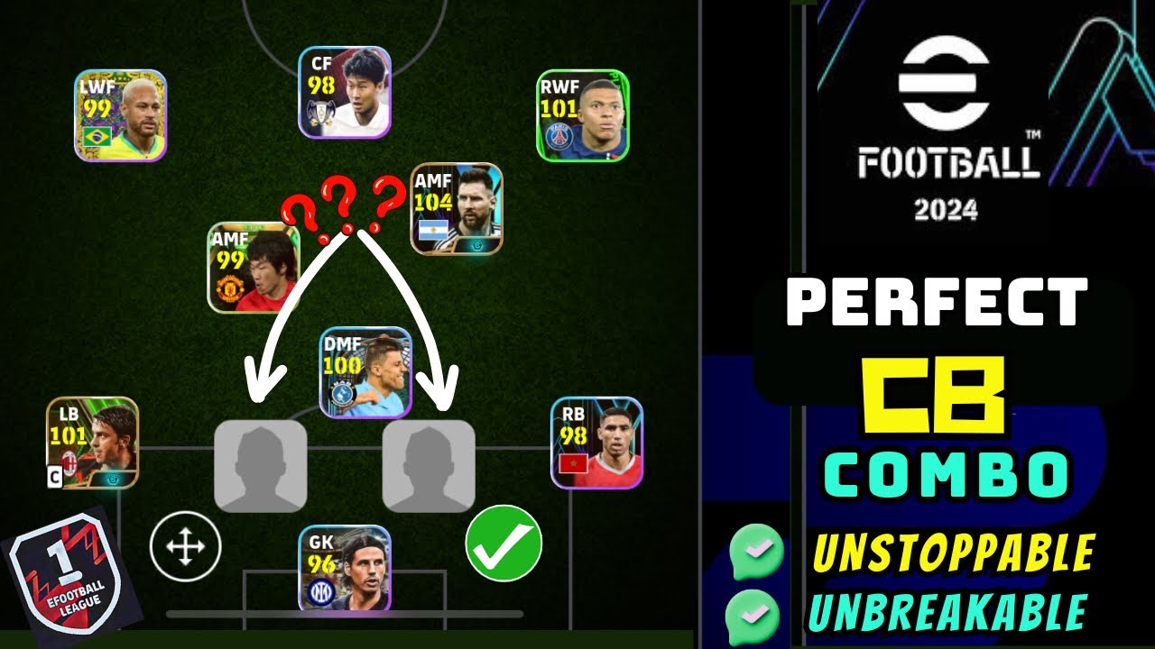 Perfect CB Combo For UNBREAKABLE Defending In eFootball 2024 Mobile ...