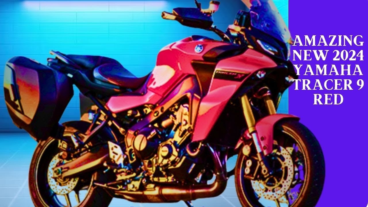 AMAZING NEW 2024 YAMAHA TRACER 9 RED EQUIPPED WITH TRAVEL CONTROL - YouTube