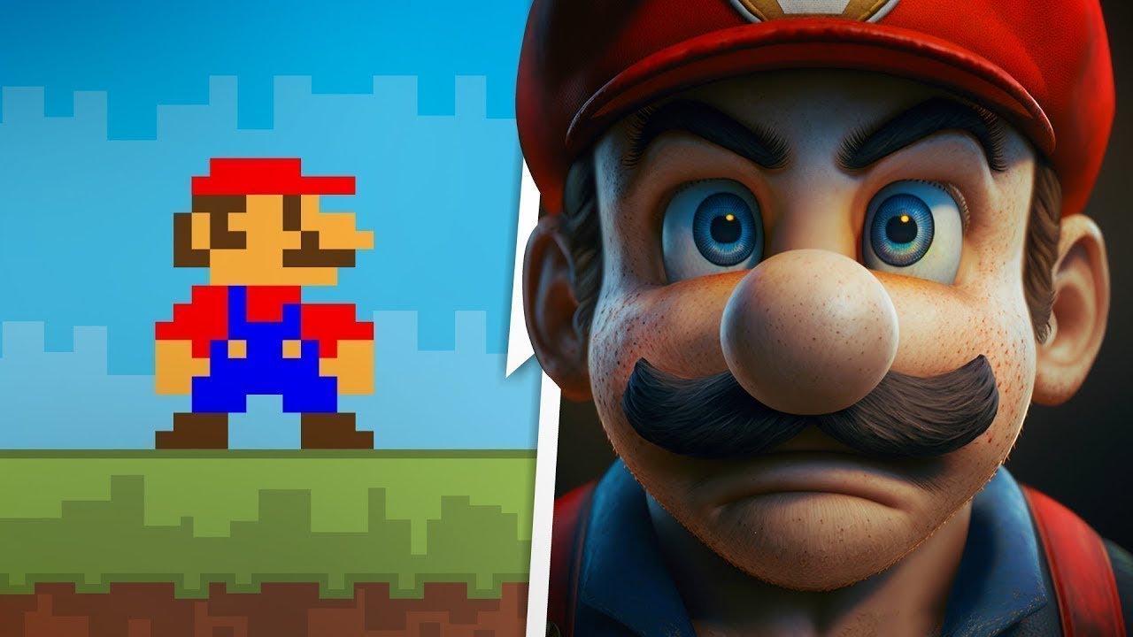 How Mario Went From Pixels To Amazing Graphics Evolution Of Super
