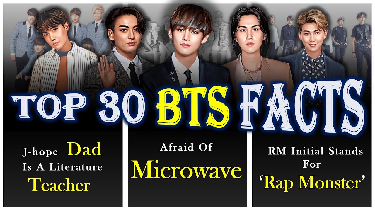 Top 30 Interesting Facts Of BTS @BTS @DataDelight. #bts #facts - YouTube