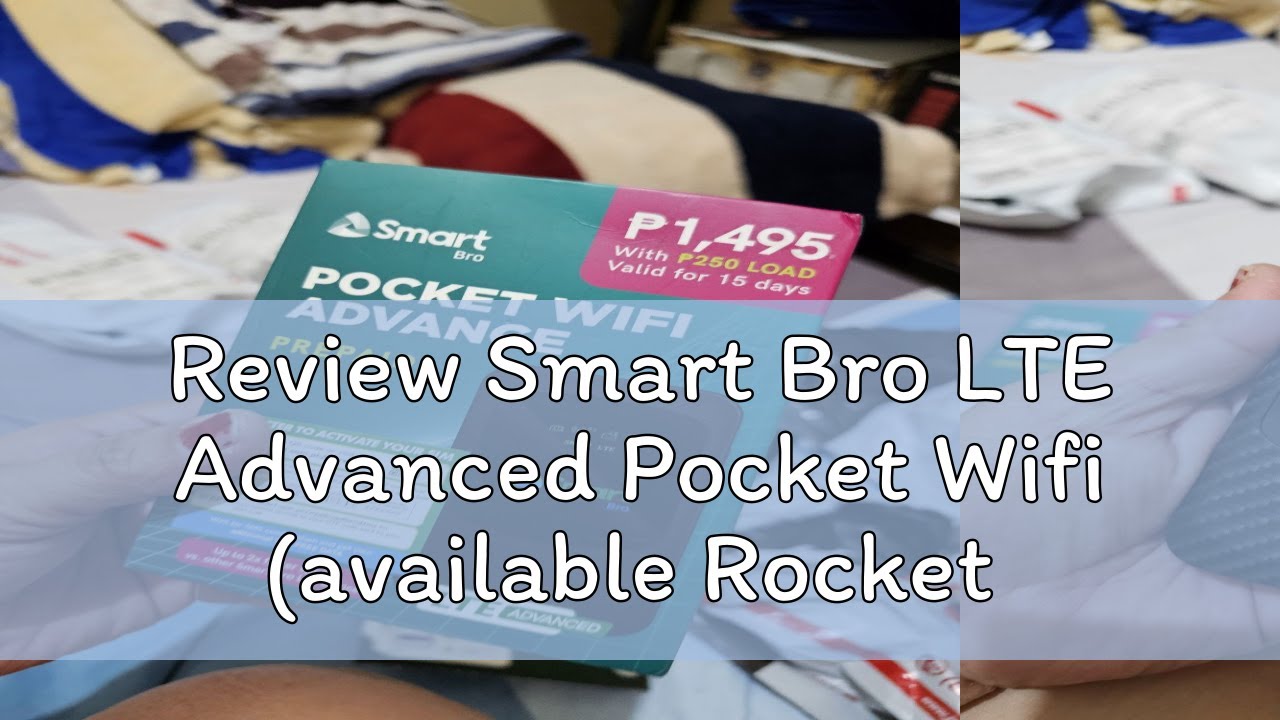 Review Smart Bro LTE Advanced Pocket Wifi (available Rocket Sim ...