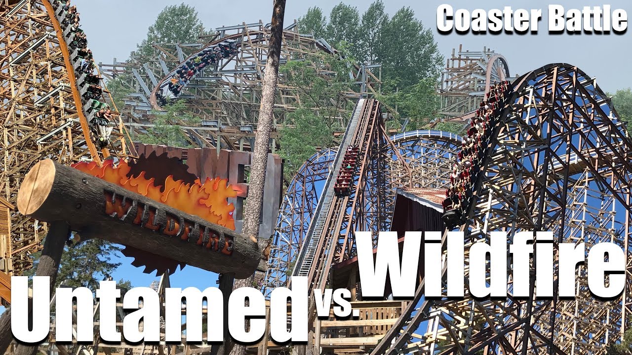 Wildfire vs. Untamed - Welche Achterbahn ist besser? | Coaster Battle ...