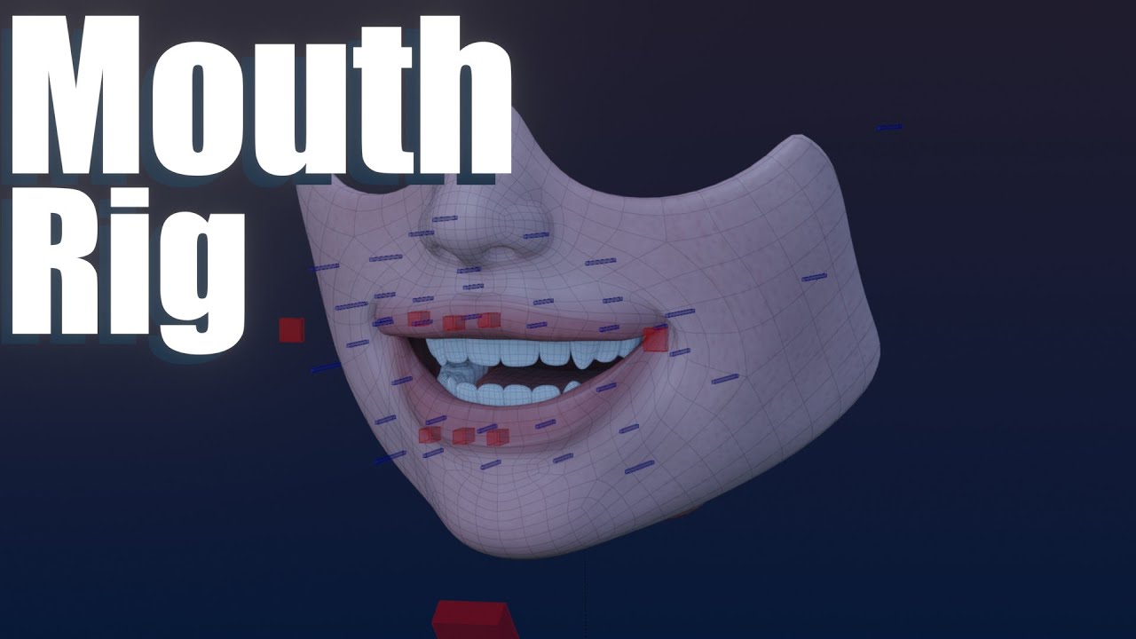 [Blender] Mouth rigging (slow version) [Constraint Overload] - YouTube