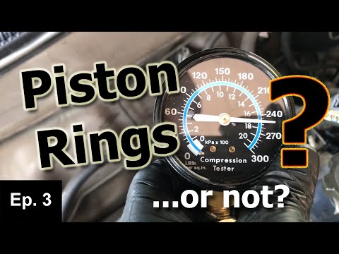 Are piston rings causing oil burning? | Compression test | Oil Burning🔥Experiments | Episode 3