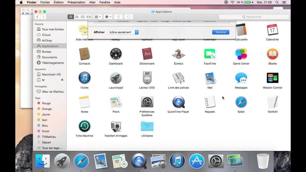 Présentation et démonstration du FINDER sur OS X 10.10 Yosemite - YouTube