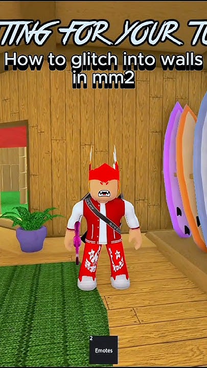 How to glitch into walls in mm2 (TUTORIAL) - YouTube