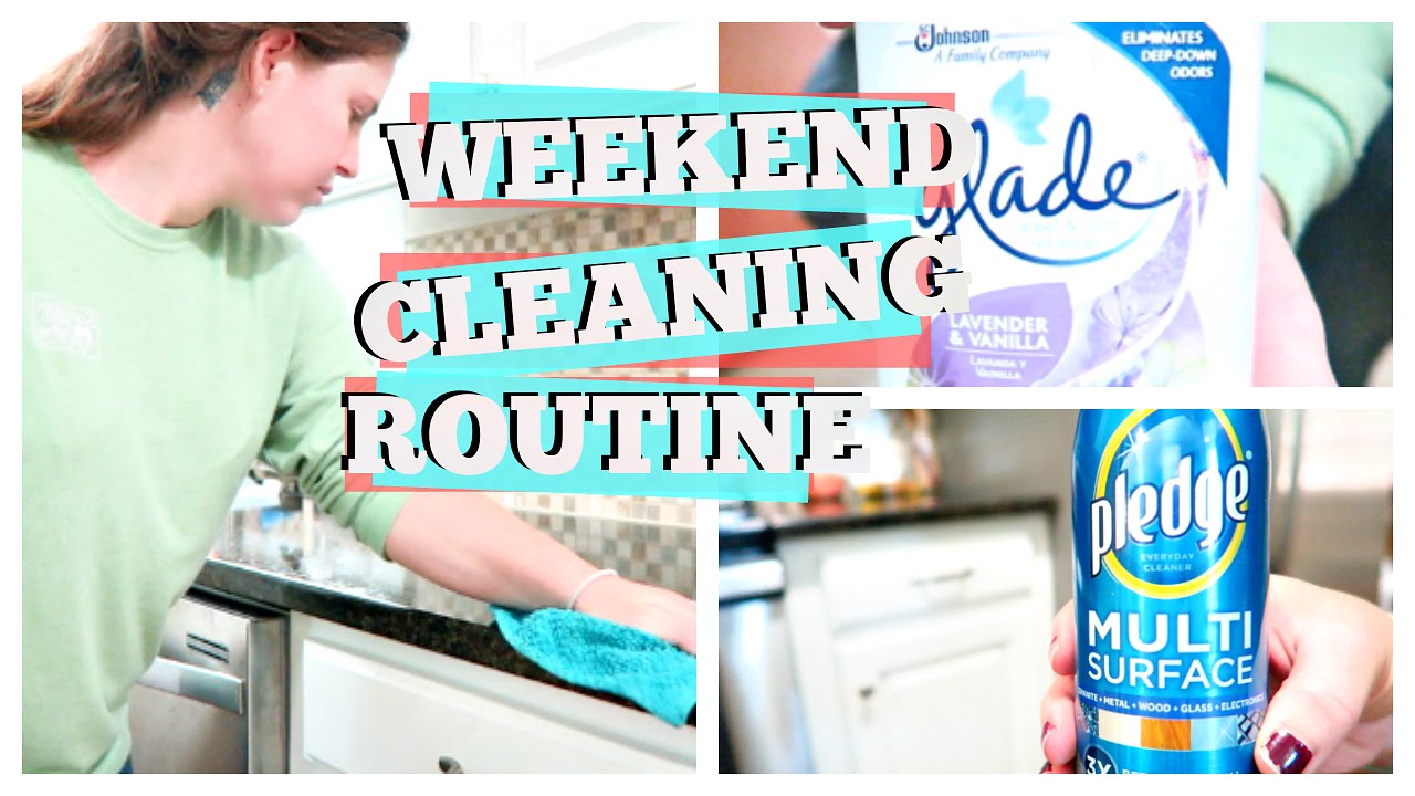 Saturday Morning Speed Cleaning Routine! - YouTube