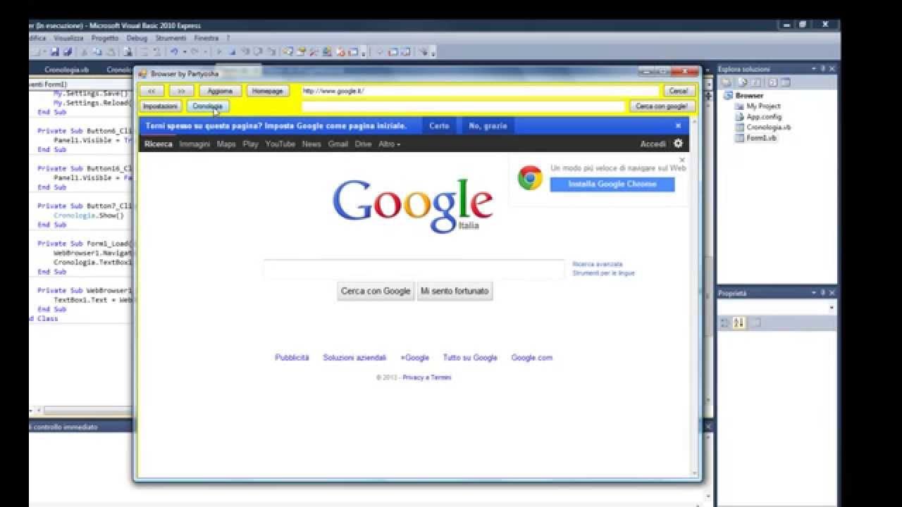 Creare un Browser Completo [Visual Basic 2010] [Tutorial] - YouTube