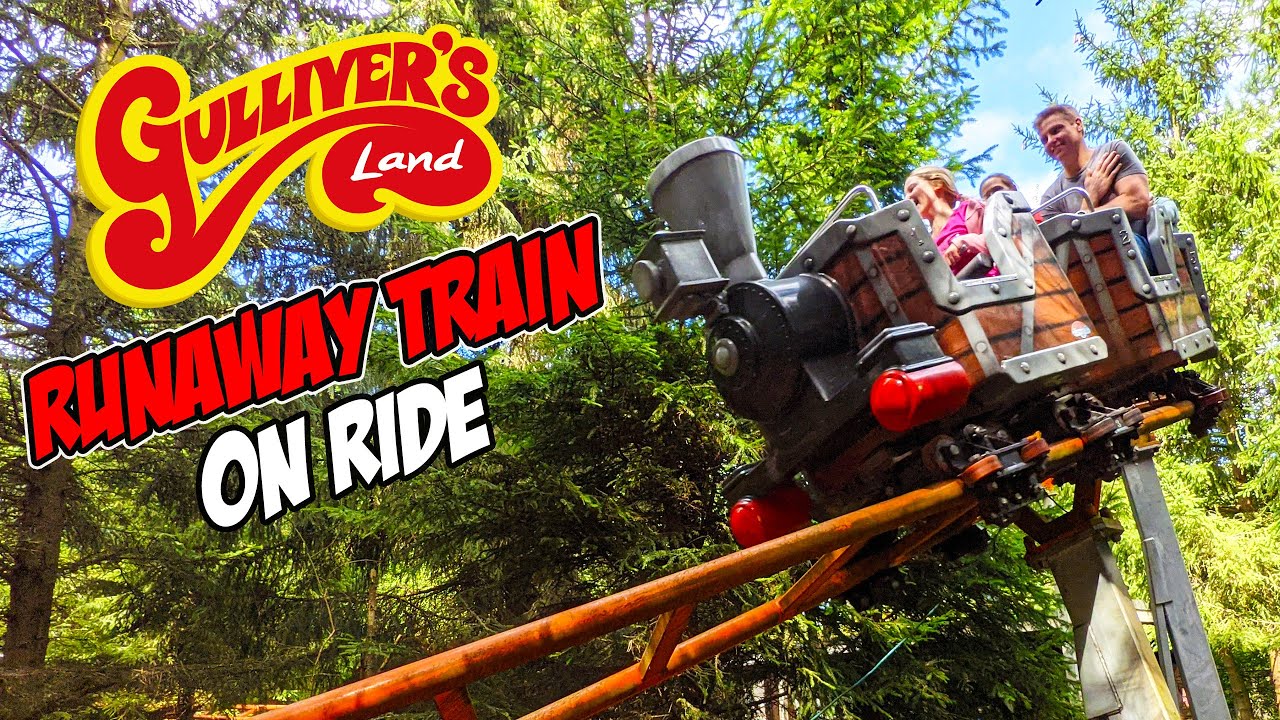 Runaway Train On Ride POV at Gulliver's Land (Aug 2021) [4K] - YouTube