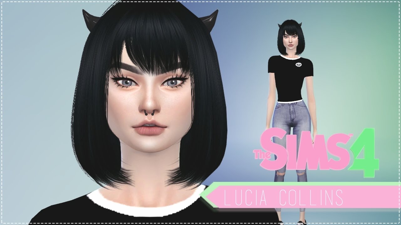 The Sims 4 Create A Sim - Lúcia Collins (+ COMENTÁRIOS IMPORTANTES ...