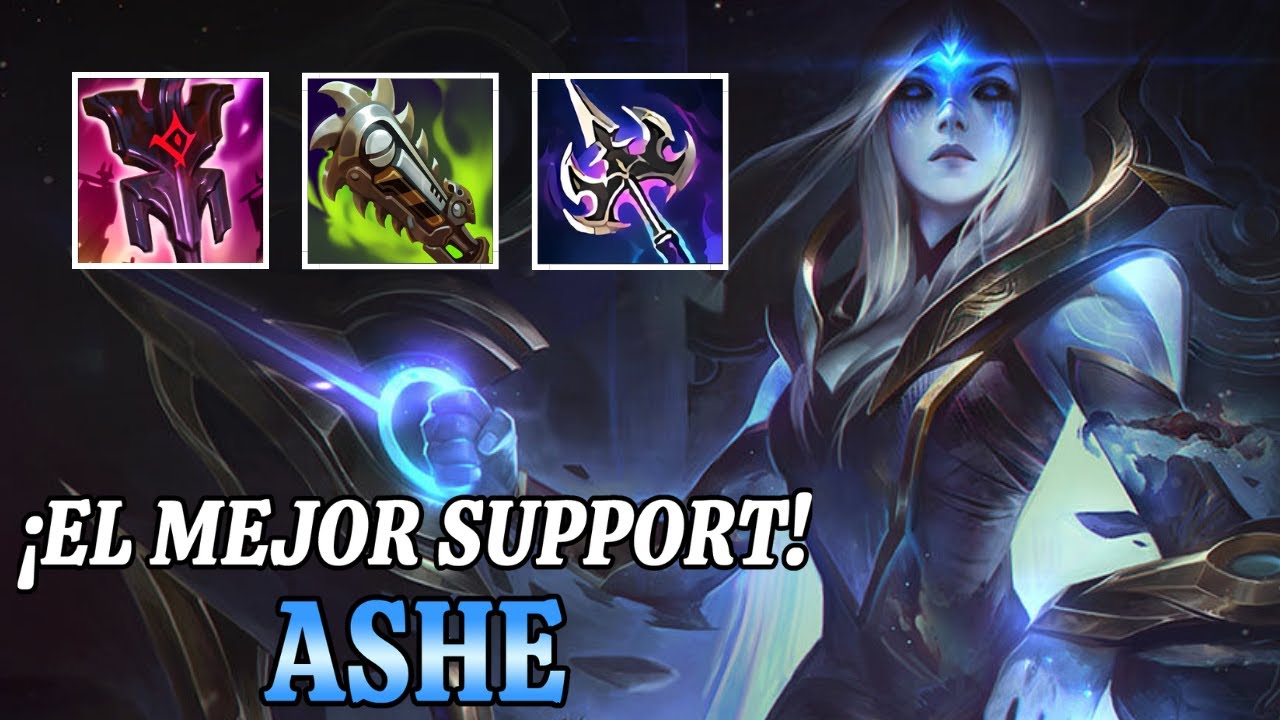 😱¡LA NUEVA BUILD de ASHE SUPPORT que ESTA REVENTANDO TODAS LAS PARTIDAS ...