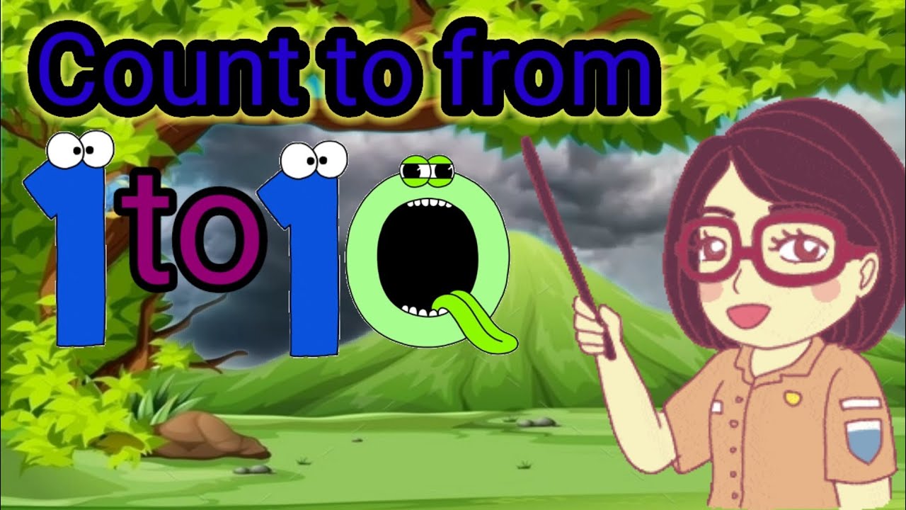 Count to from 1 to 10|learn Number Names | Number Song |@Kids_Learning ...
