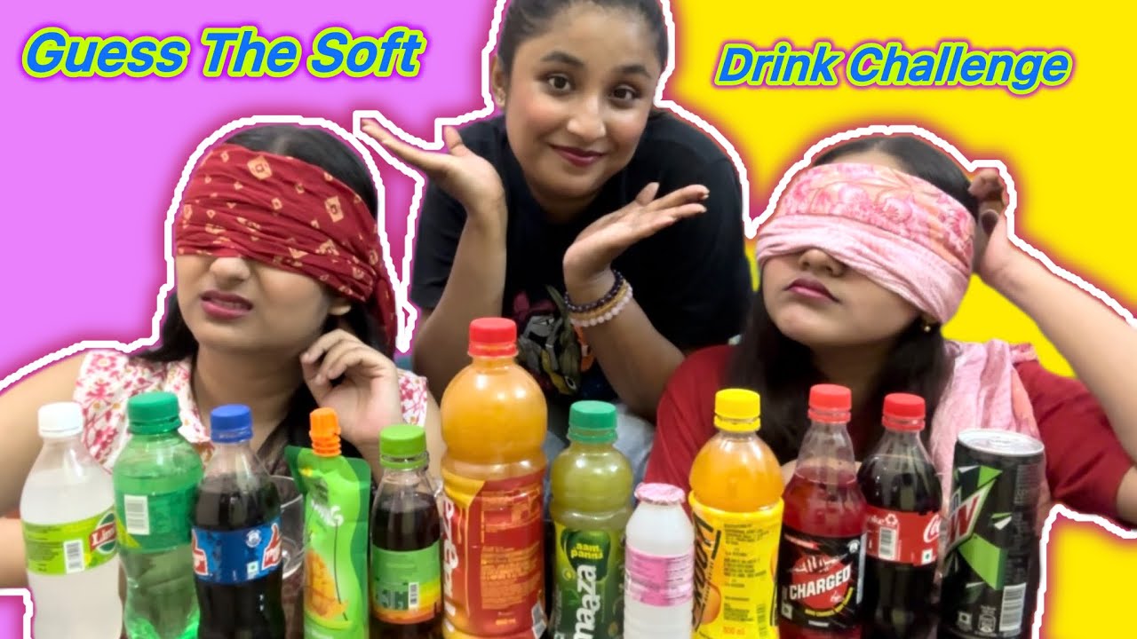 Guess The Soft Drink Challenge😃Boni And Dona - YouTube