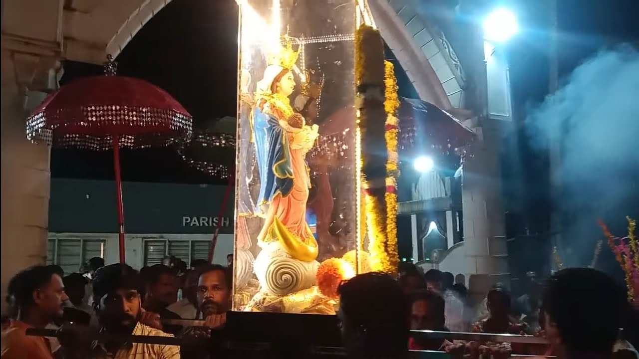 പരിശുദ്ധ കാണിക്ക മാതാവിന്റെ തിരുസ്വരൂപ പ്രായണം - Block 6. - YouTube