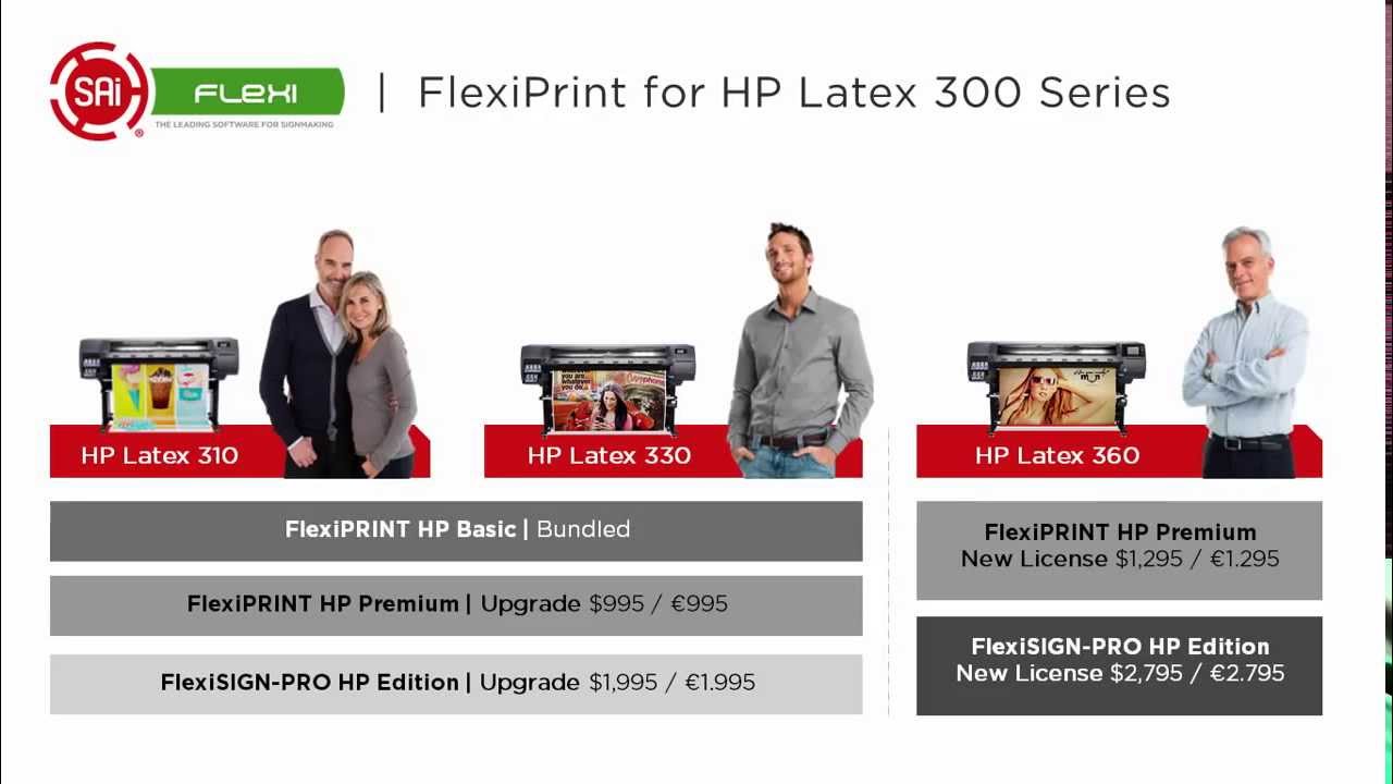 HP Latex 300 Series Printers Fast and Easy Print and Cut Workflow - YouTube