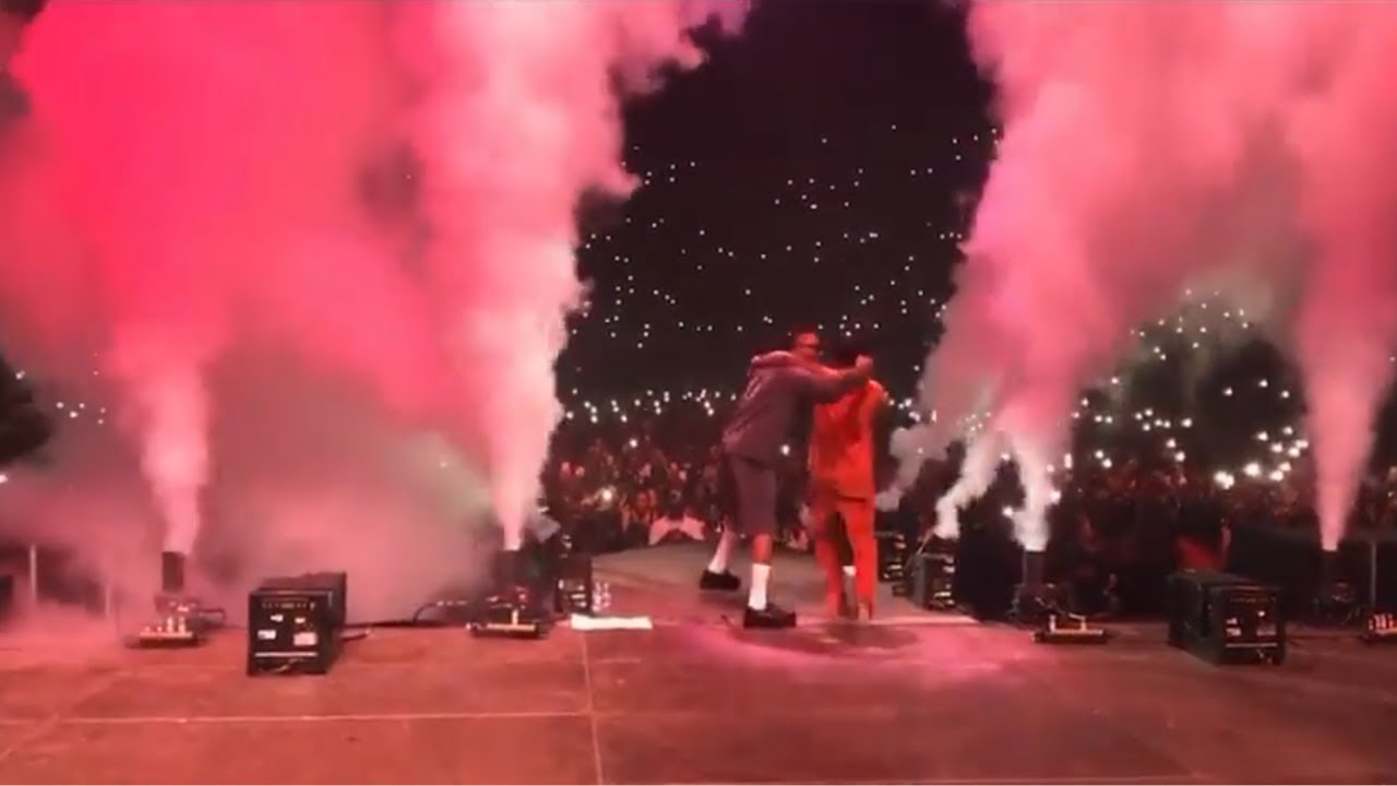 Wizkid And Oxlade Full LIve Performance Accor Arena Live - YouTube