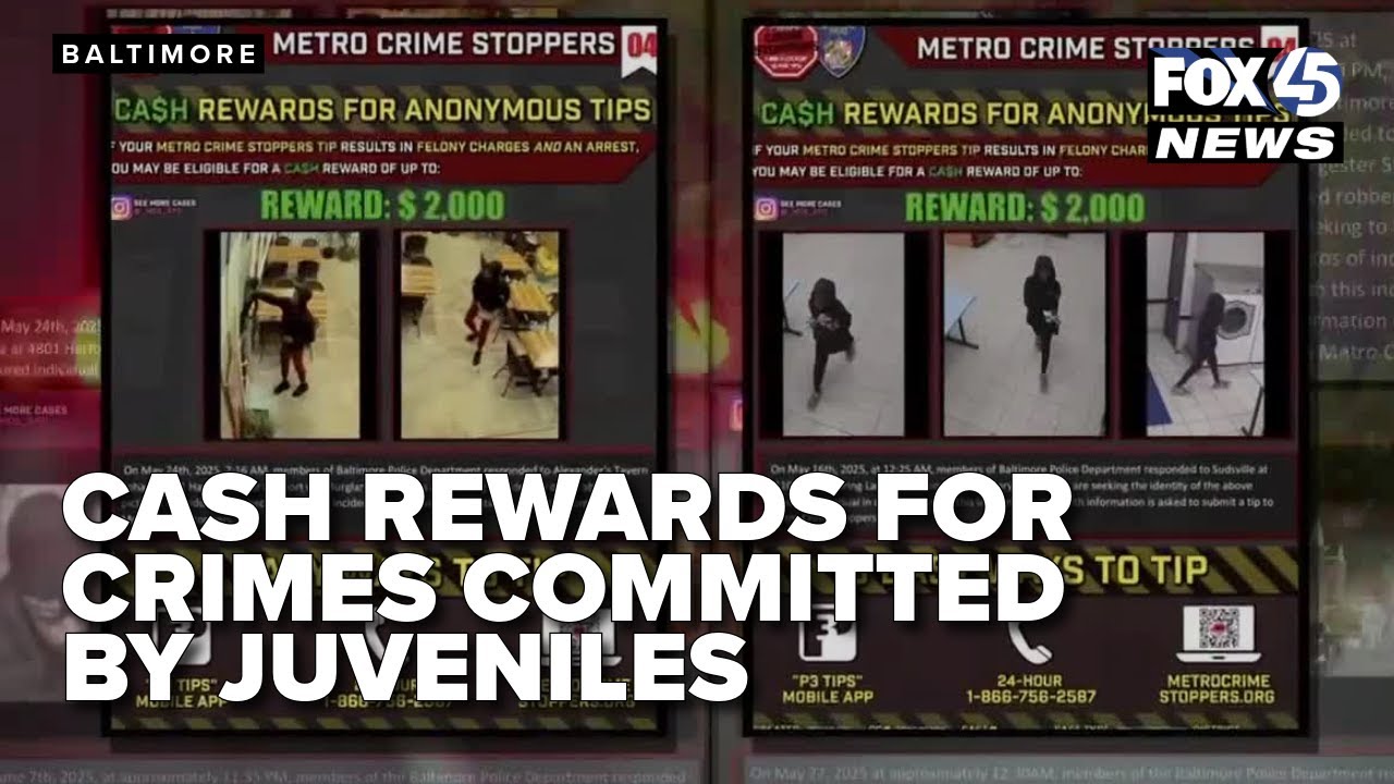 Reward money for crimes committed by juveniles, is it money wasted ...