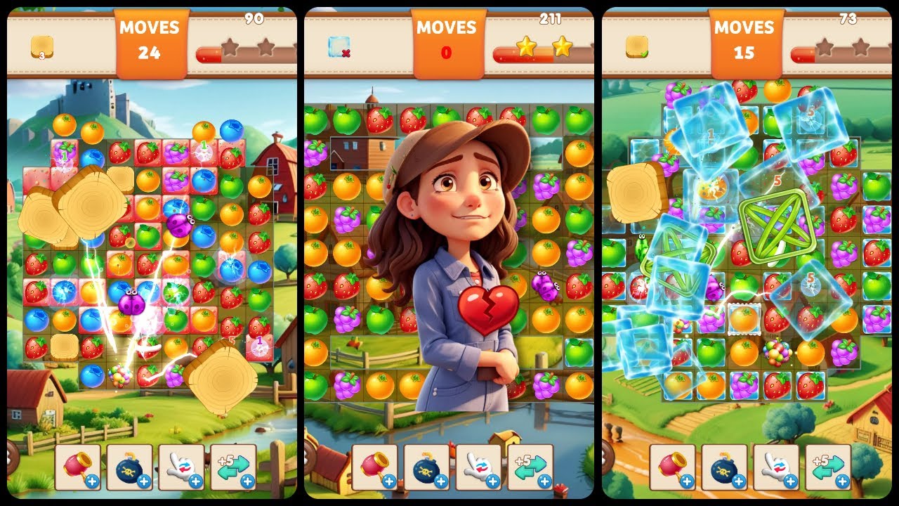 Farm Match And Friends Gameplay Android Mobile - YouTube
