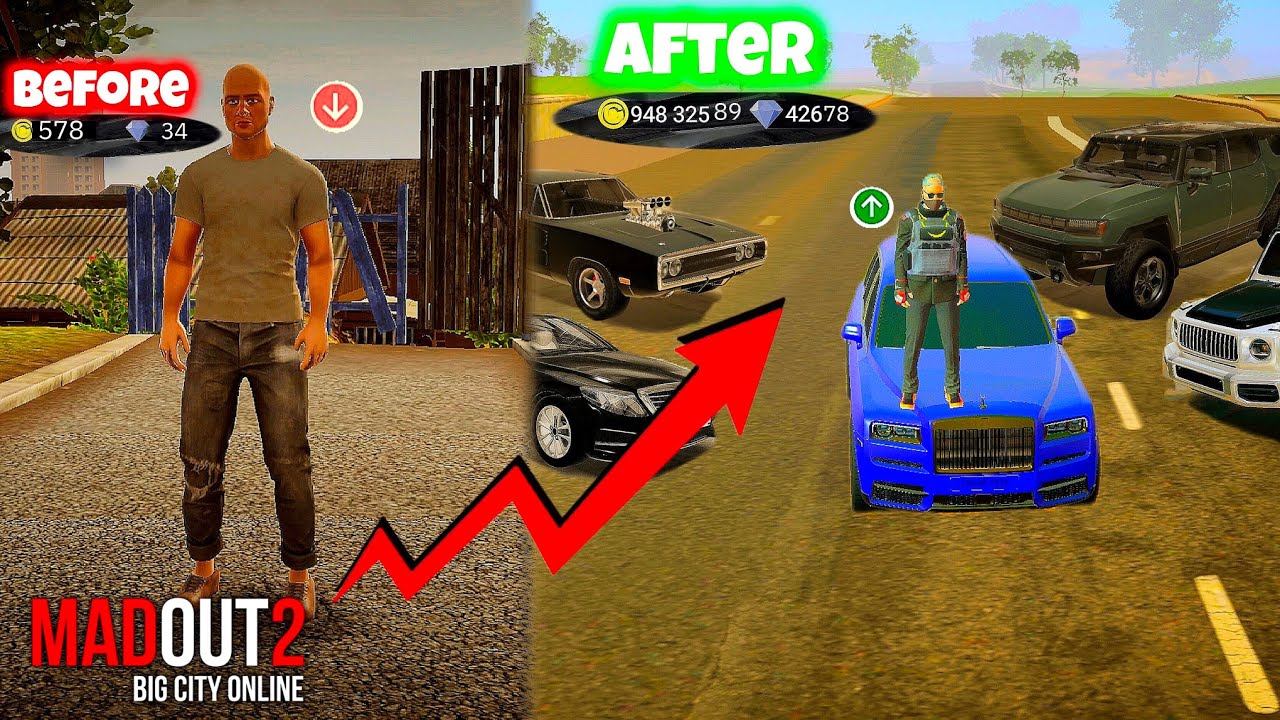 HOW TO EARN DIAMOND AND COINS EASILY IN MAD OUT 2 ? - YouTube