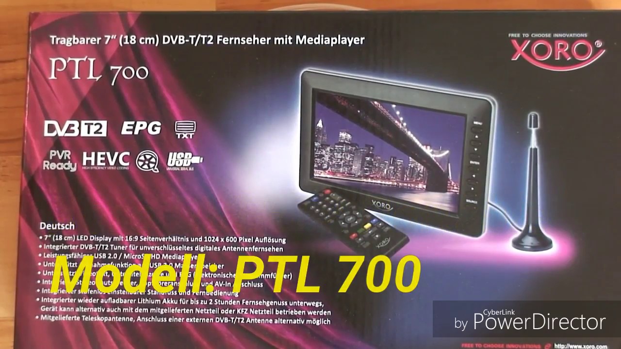 DVB-T2 Portable Mini Tv | 18 cm Diagonale - YouTube