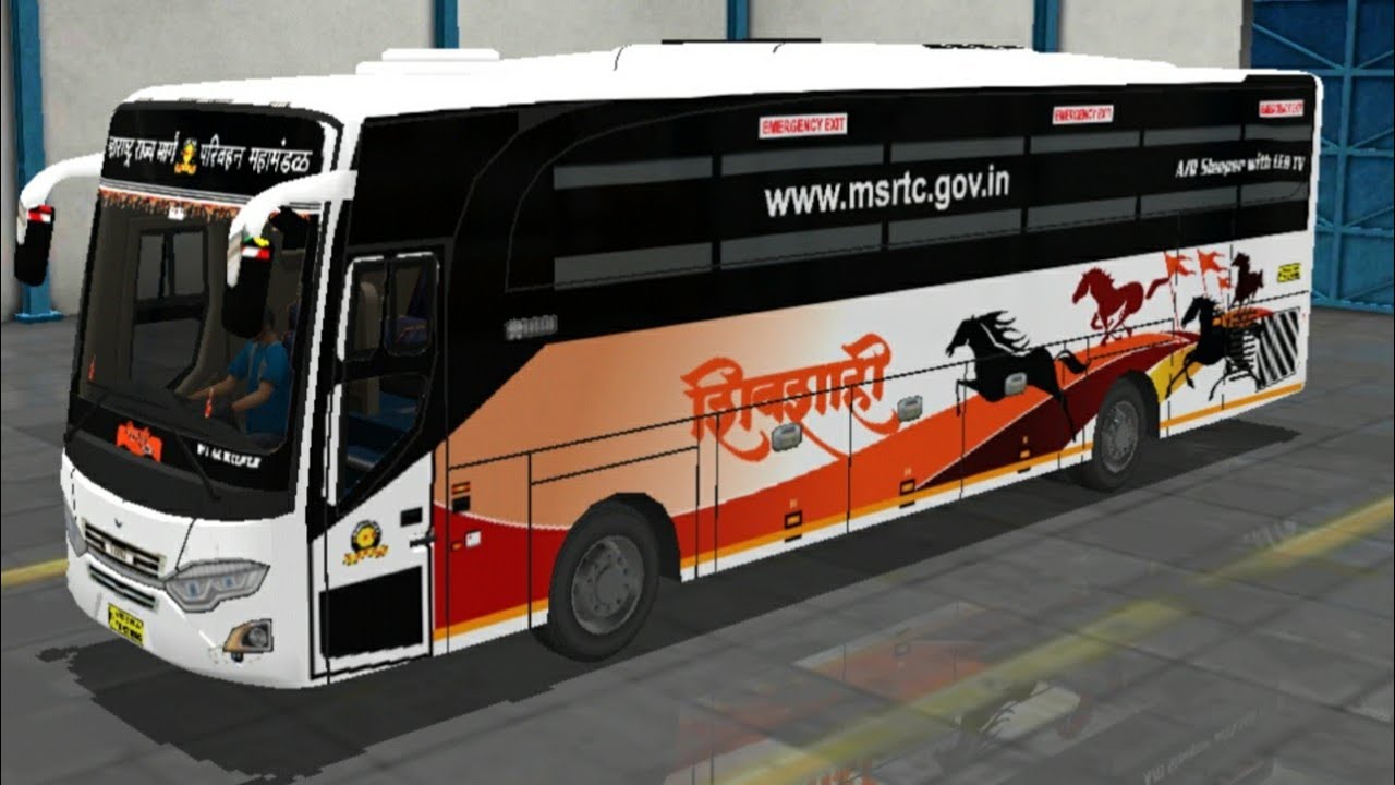 Shivshahi Bus Driving | Bus Simulator indonesia with bus mod | Indian ...