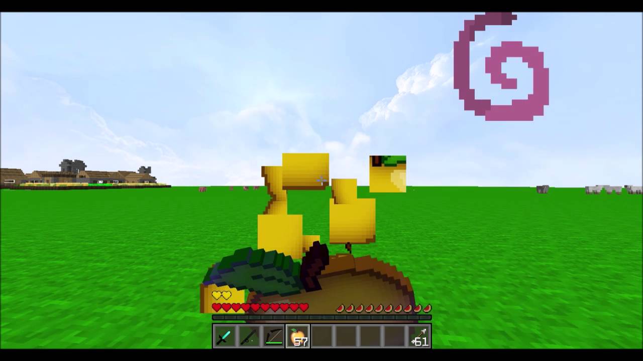 HOW TO HIT AND EAT IN MINECRAFT! (Sick animation) - Tutorial - YouTube
