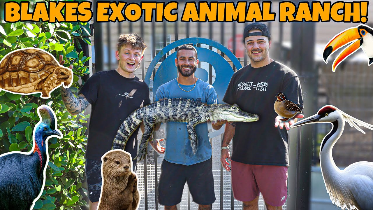 FULL TOUR Of BLAKES EXOTIC ANIMAL RANCH!! - YouTube