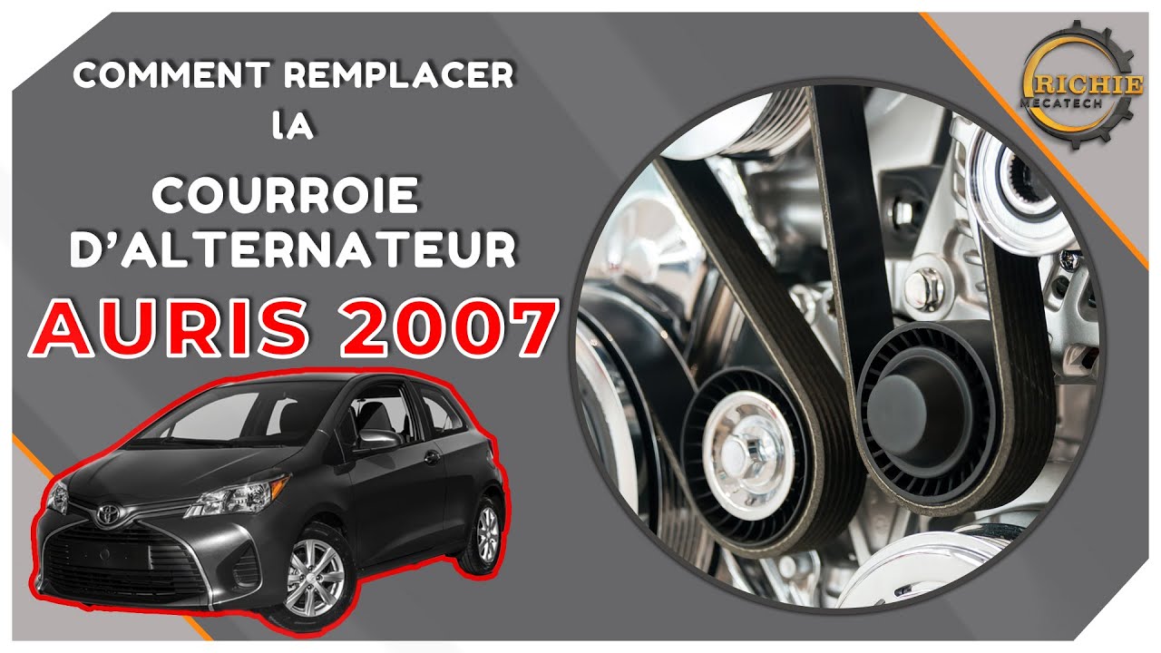 COMMENT REMPLACER LA COURROIE D'UNE TOYOTA AURIS EN 5 MINITUES ⚡ - YouTube